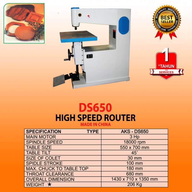 Jual Mesin Router Kayu High Speed Router DS650 di Seller AKS Importir ...
