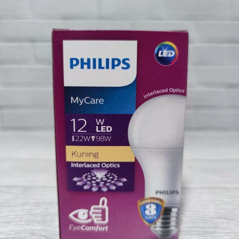 Jual Philips Led Mycare 12w cahaya kuning warm white WW Lampu Led ... Jual Philips Led Mycare 12w cahaya kuning warm white WW Lampu Led ...