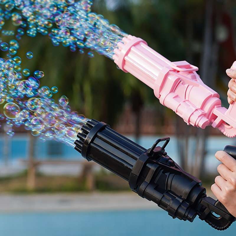 Promo Oem One-m197 Mainan Bubble Gun Pistol Gelembung Sabun Anak Buble ...
