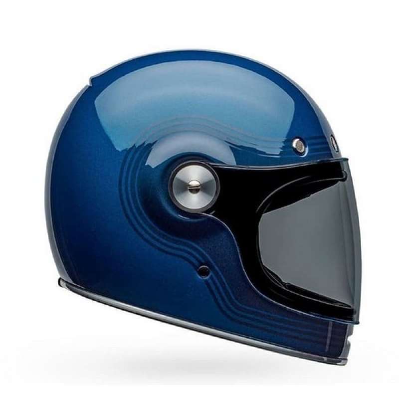 Jual Bell Bullit Light Blue Helm Full Face Retro Vintage Helmet di ...
