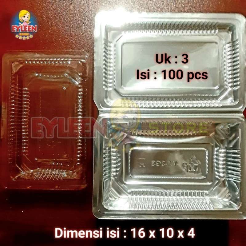 Jual Mika Plastik Kue Uk 3 | Mika Bening Kue Isi 100 di Seller ...