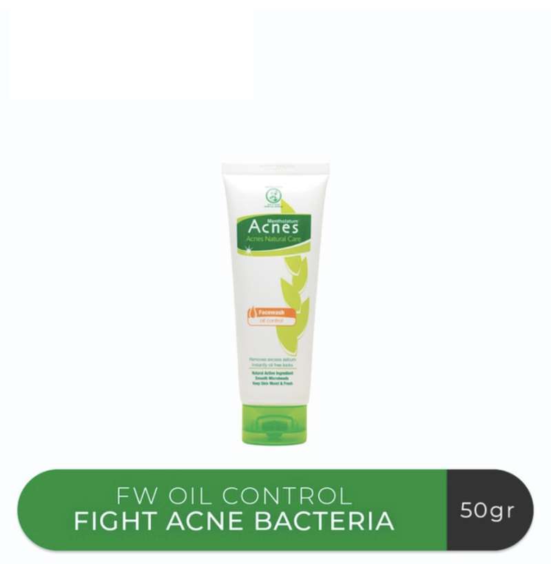 Promo Acnes Oil Control Face Wash 50gr Diskon 6% Di Seller Aisha Beauty ...