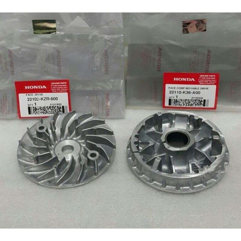 Jual Face Comp Face Drive Rumah Roller Kipas CVT Vario 150 LED Ori AHM ...