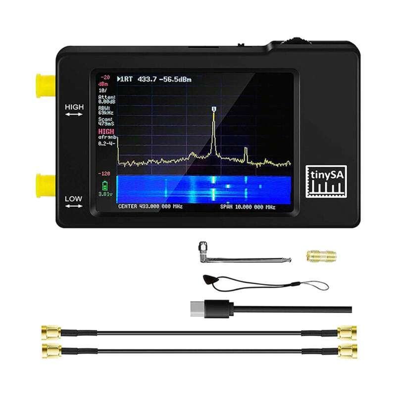 Jual Handheld Tinysa Spectrum Analyzer 2 8 Touchscreen Mf Hf Vhf Uhf Input Black Di Seller