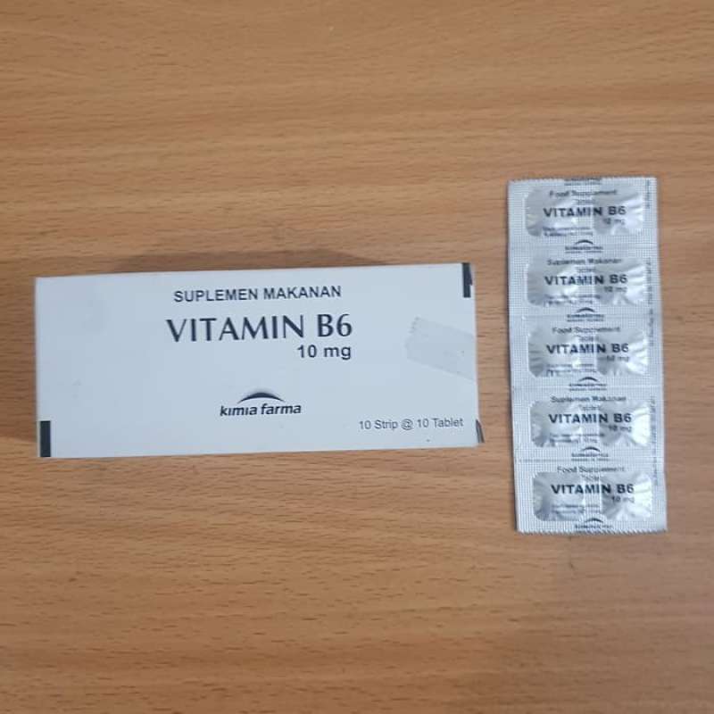 Promo Vitamin B 6 B6 10mg Kimia Farma Kf Multivitamin 1 Strip 10 Tablet ...