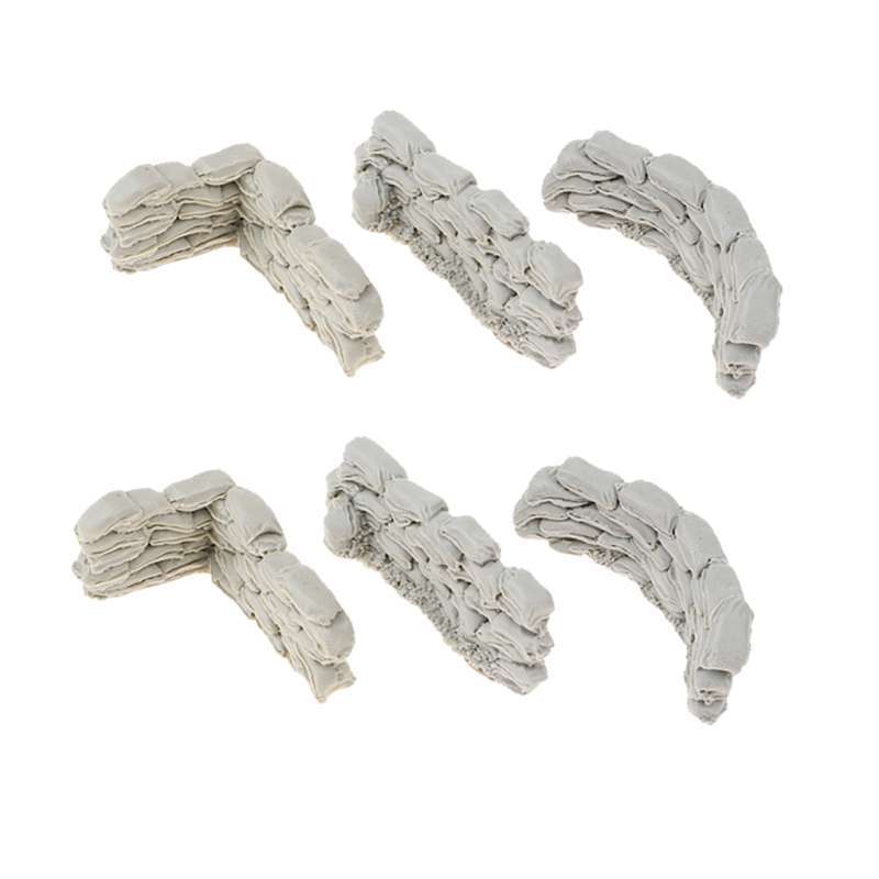Jual Resin WWII Model Unpainted Kit Sand Table Scene Sandbags Wall DIY ...