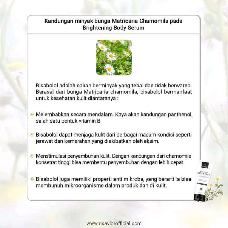 Jual D'savior Body Serum Di Seller Merahmaroon - Parang, Kota Makassar ...