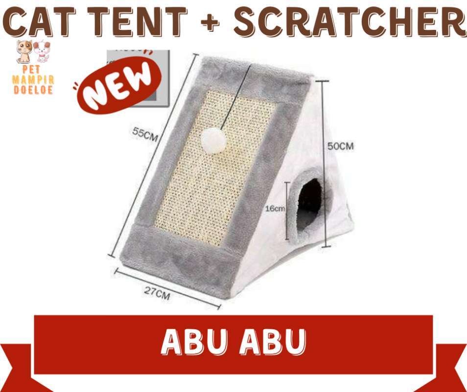 Jual Kandang Tenda + Garukan Kucing JAPANESE STYLE Cat Tent Scratcher ...