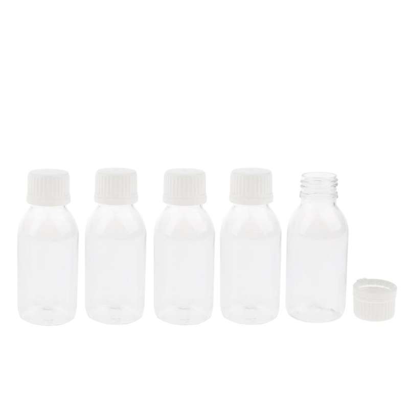Jual 5 Pieces Lab Liquid Sampling Sample Bottles Vials with Screwcap ...