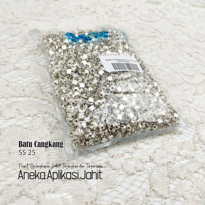 Jual 1.440 Biji Diamond Cangkang / Batu Cangkang / Payet Cangkang Putih ...