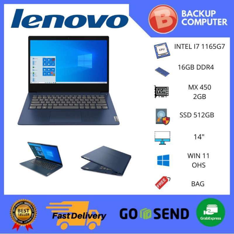 Jual LENOVO IDEAPAD SLIM 5I 14ITL05 I7 1165G7 16GB 512GB SSD - ABYSS ...