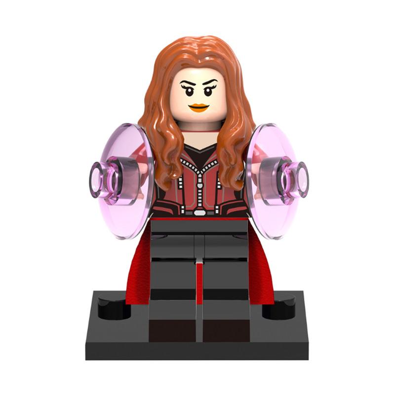 Lego Marvel Superheroes Wanda Maximoff Scarlet Witch Minifigure With ...
