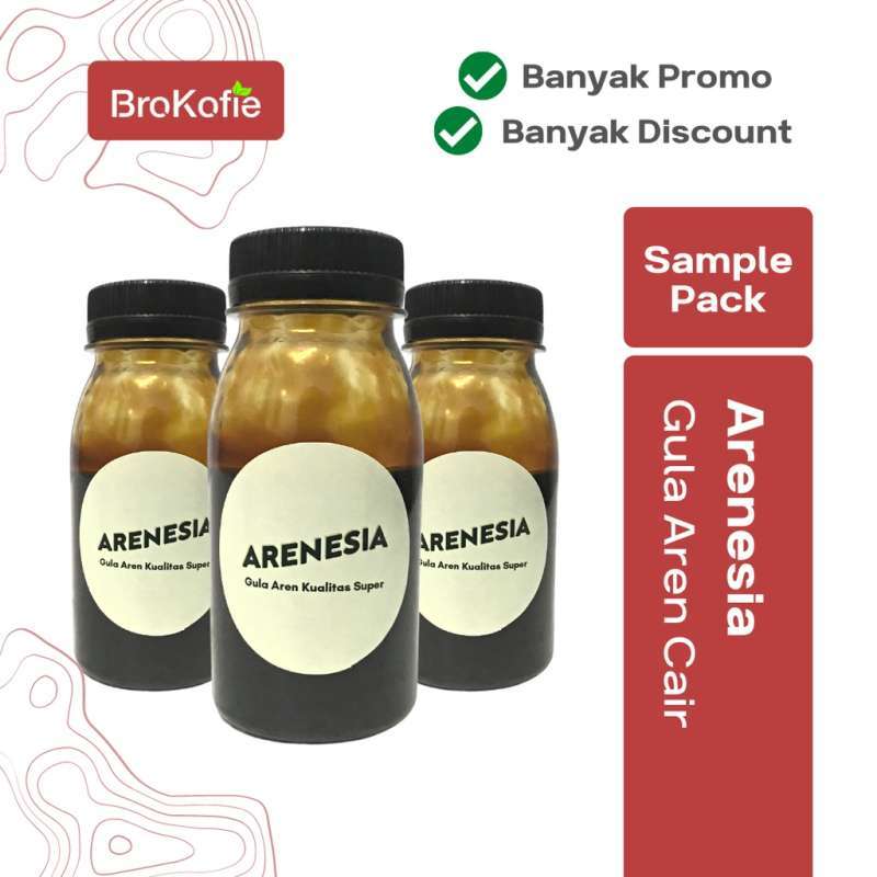 Jual Gula Aren Cair Arenesia Sample Pack 100ml Liquid Palm Sugar Untuk ...