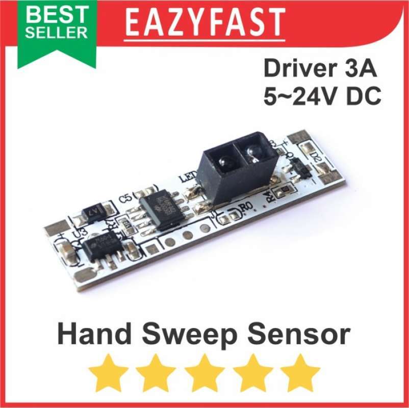 Jual Hand Sweep Sensor IR Proximity Saklar Motion Switch Driver LED ...