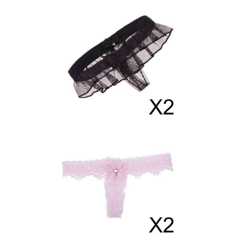 Jual 4/set 1/6 Scale Womans Female Briefs Thong Underwear for 12 ...