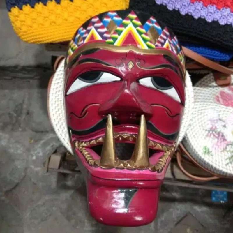 Jual Topeng Buto Cakil Warna Merah Di Seller Toko Souvenir Jogja ...