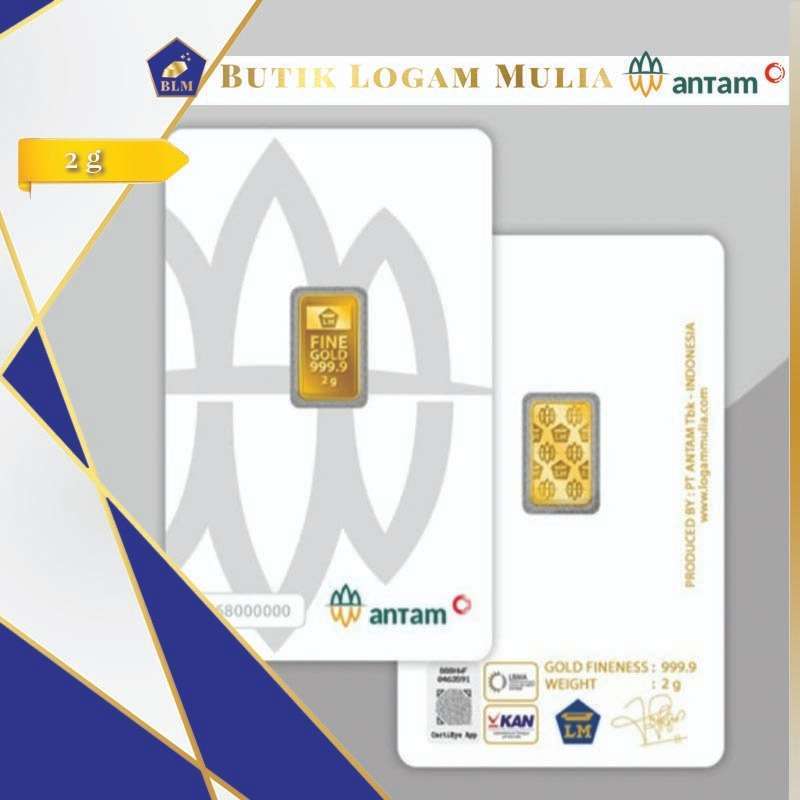 Jual Logam Mulia ANTAM 2 Gram - 2022 di Seller BUTIK LOGAM MULIA ...