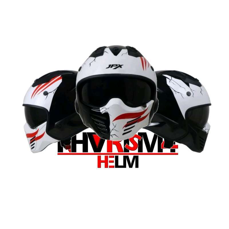 Promo Helm jpx mx 726 r 03 helm modular helm full face helm cross jpx ...
