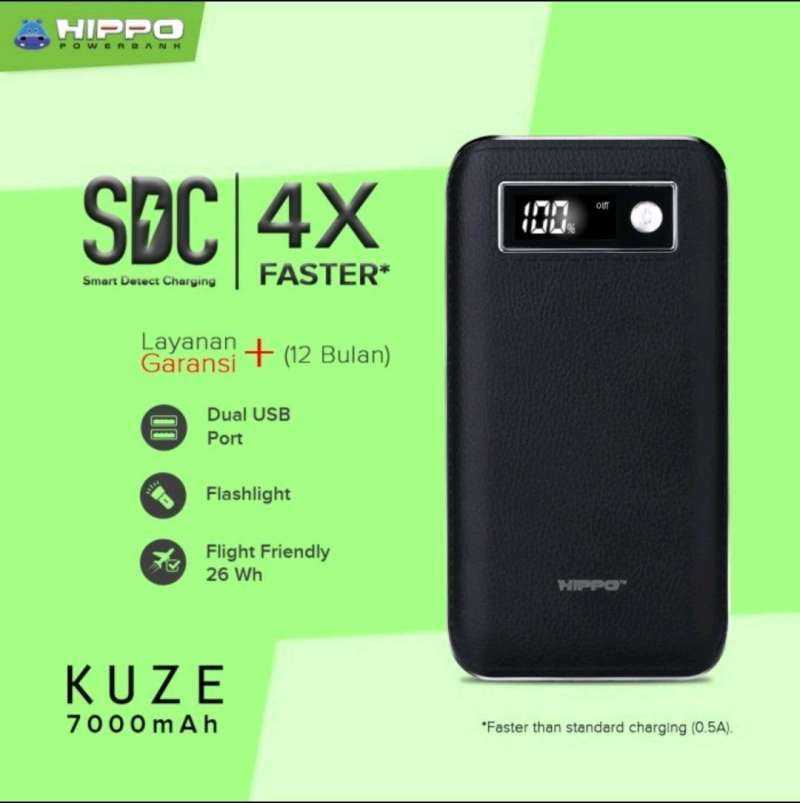 Jual Powerbank hippo kuze 7000mAh di Seller Imperialshop - Kota Jakarta ...