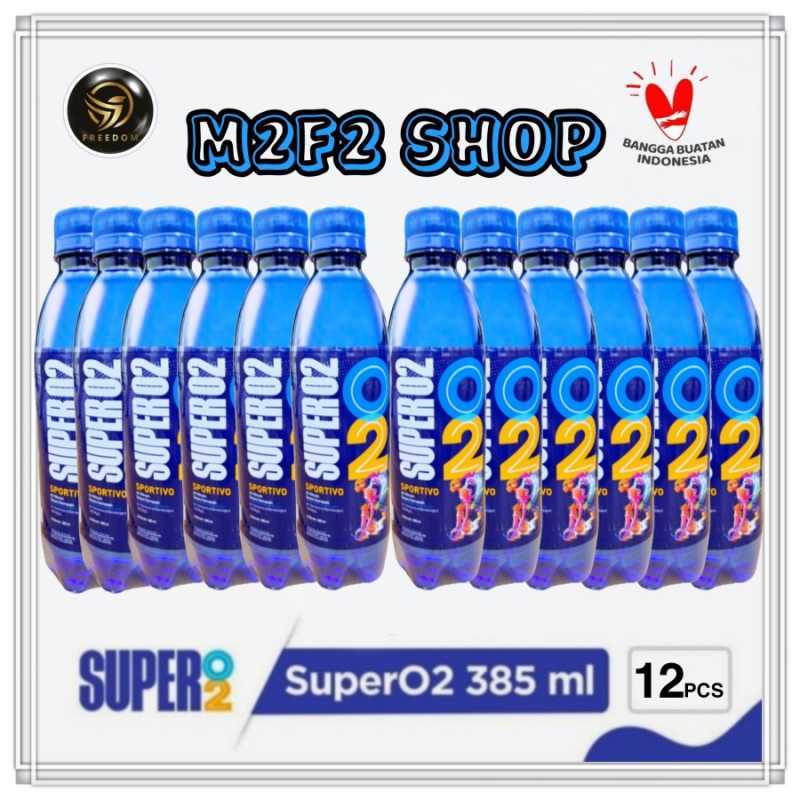 Promo Air De Mineral Oksigen Super O2 Sportivo - 385 Ml (kemasan 12 Pcs ...
