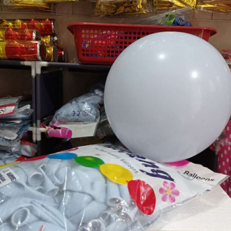 Jual Balon macaron | Balon latex | Balon biru pastel di Seller Agra ...