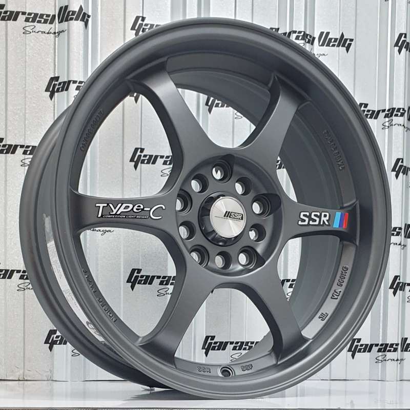 Jual Velg Ssr Type-c Ring 16 Gun Metal Velg Mobil Mura Garasi Velg ...