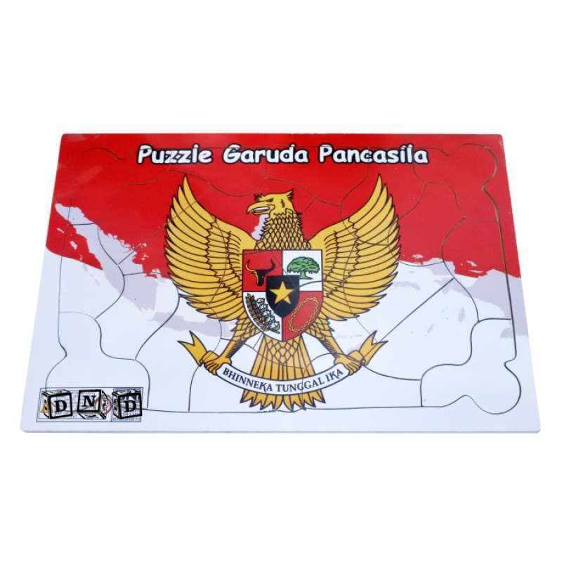 Jual Mainan Puzzle Kayu Stiker Burung Garuda Pancasila Ppkn Di Seller ...
