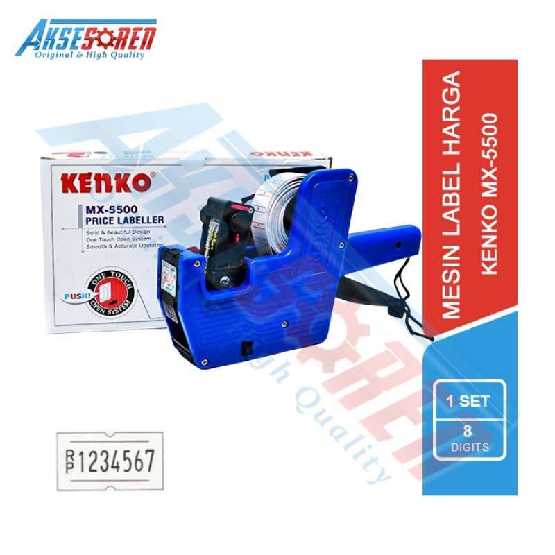 Jual Alat Label Harga 1 Baris Kenko [mx-5500] / Mesin Cetak 1 Line ...