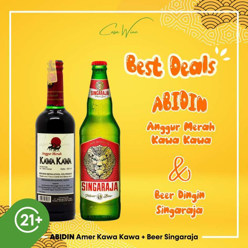 Jual Abidin Anggur Merah Bir Dingin Di Seller Casa Wine Official Store ...