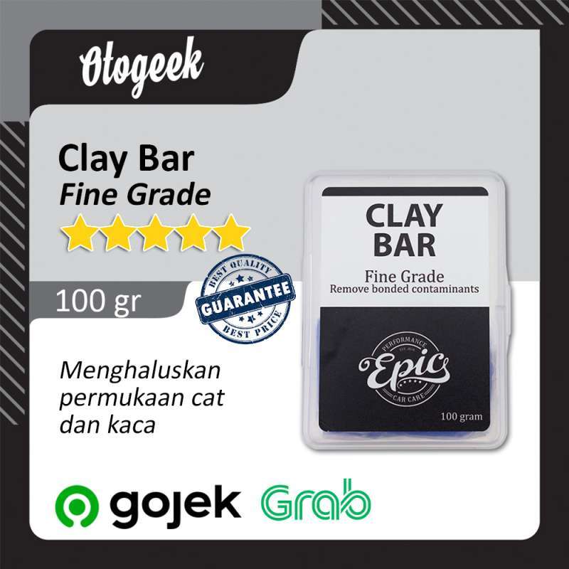 Jual Epic Clay Bar Fine Grade 100 gram di Seller OtogeekID - Kelapa ...
