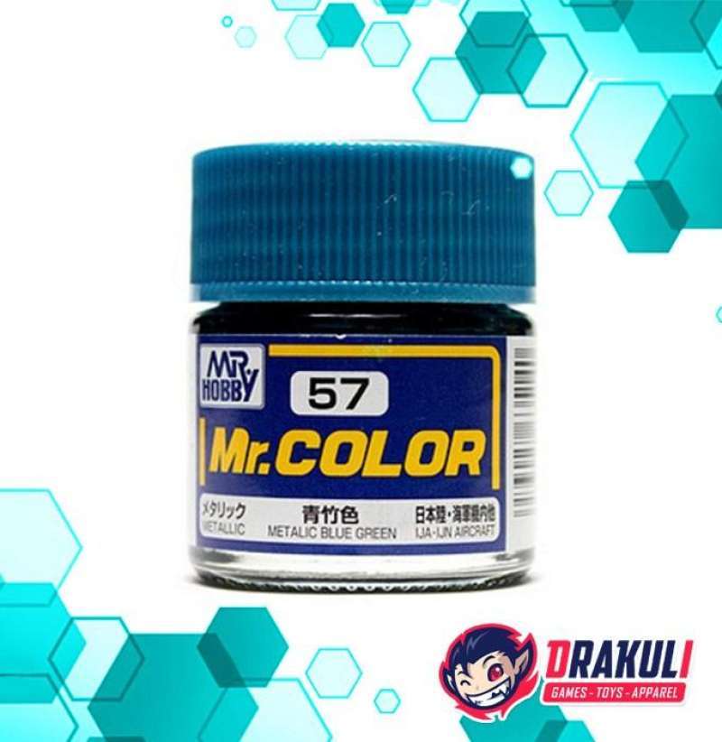 Jual Mr. Hobby Mr. Color Model Kit Paint - Metalic Blue Green C57 di ...