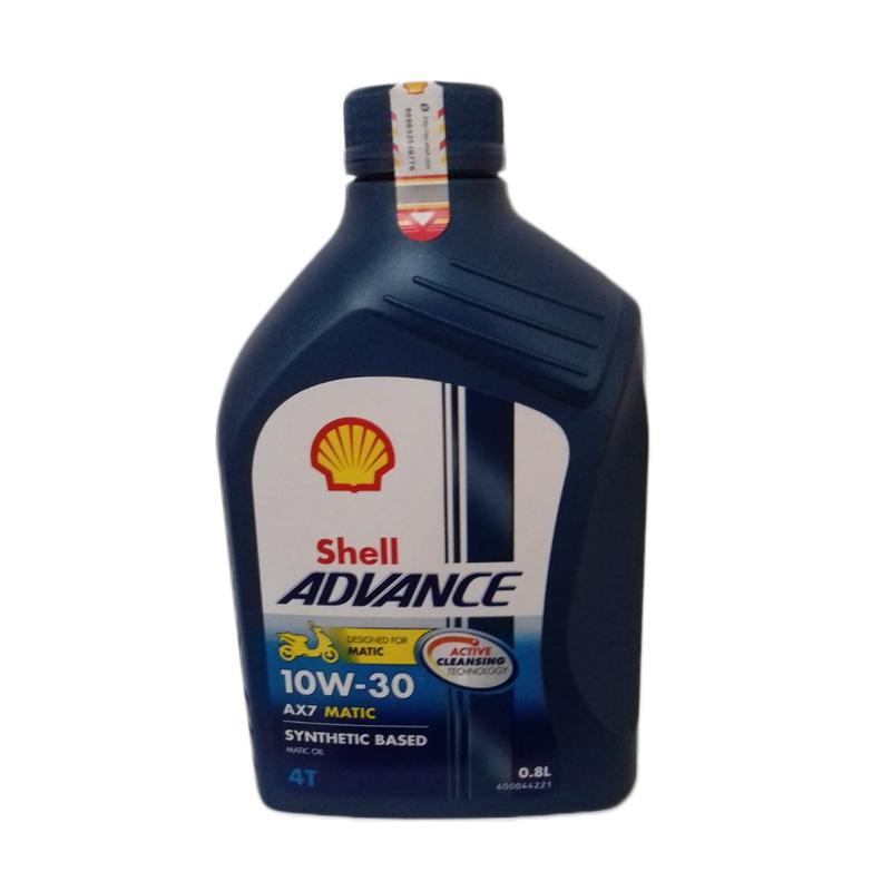 Promo Shell Advance AX7 10W30 Scooter Oli Motor [0.8 L] Diskon 18% di ...