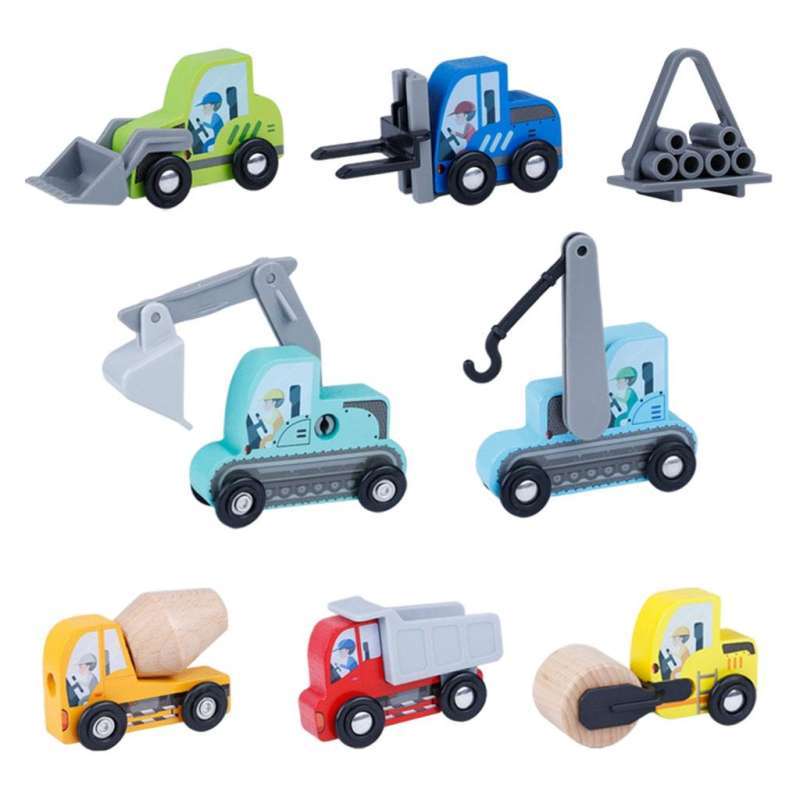 Jual Kids Toy Construction Vehicles Pretend Play Model for Preschool ...