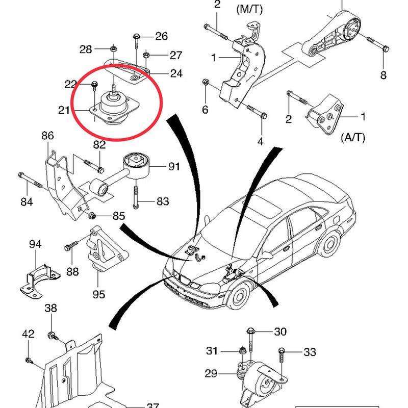 Jual Engine Mounting Kanan Chevrolet Optra Estate Pangkon Mesin Optra ...