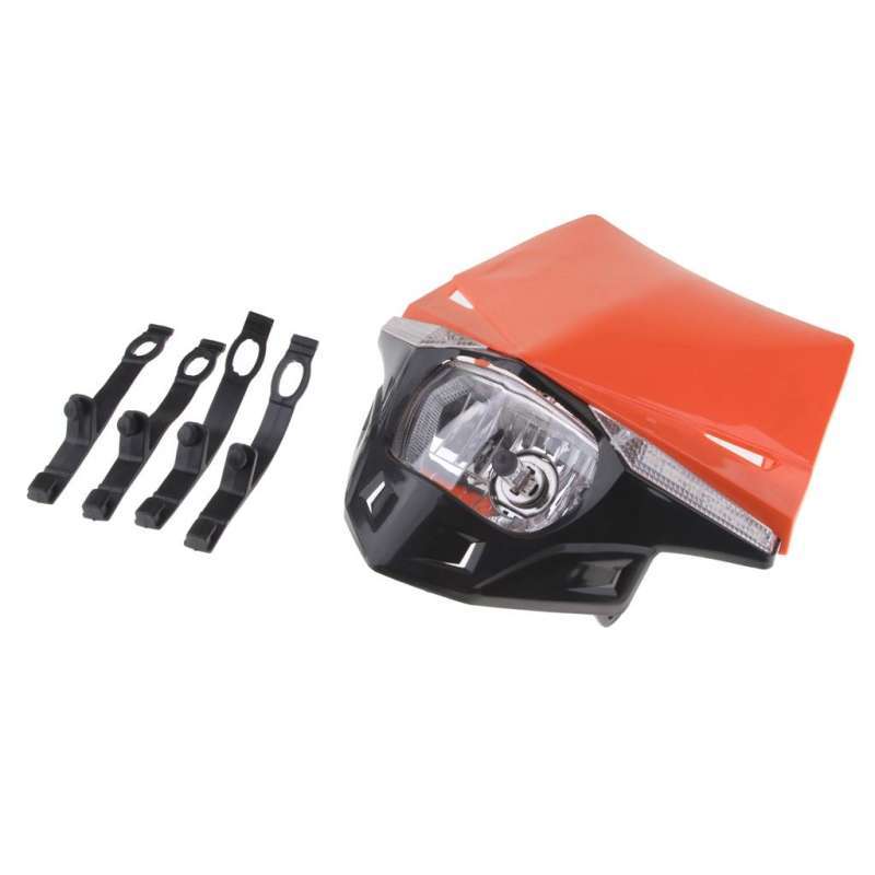 Jual Orange Universal Motorcycle Dirt Bike StreetFighter Vision ...