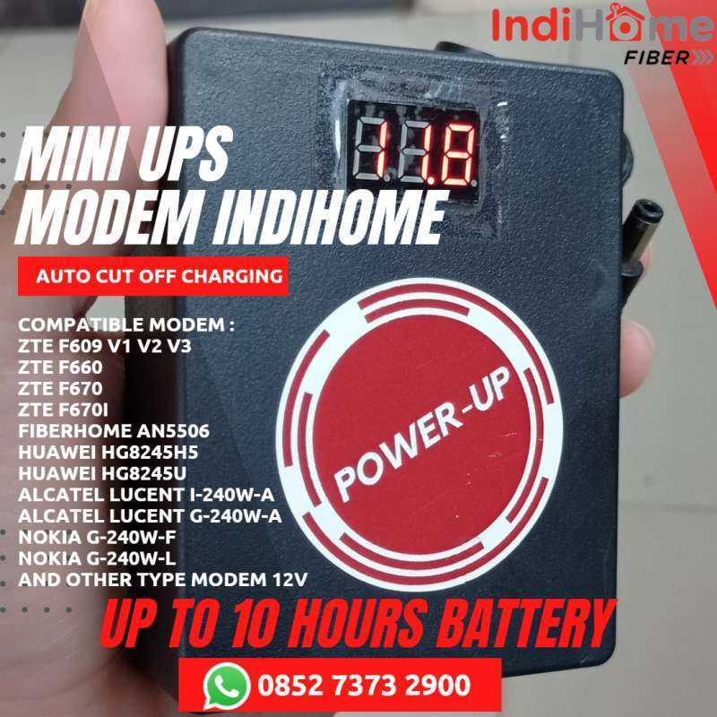 Jual Mini UPS Power Bank Untuk Modem Indihome UP TO 10 JAM di Seller ...