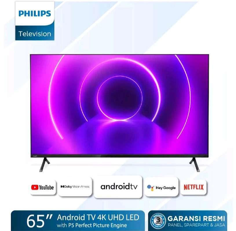 Jual PHILIPS 65PUT8215 Led Tv 65 inch Digital Smart Android 4k Uhd Tv ...