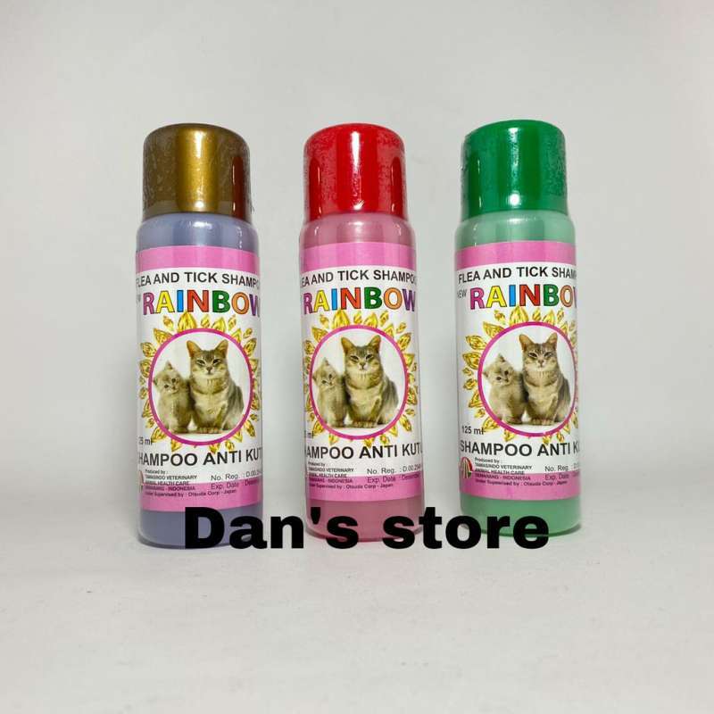 Jual Rainbow Cat Shampoo 125ml - Sampo Kucing Sampo Basmi Telur Kutu ...
