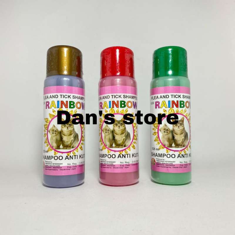 Jual Rainbow Cat Shampoo 125ml - Sampo Kucing Sampo Basmi Telur Kutu ...