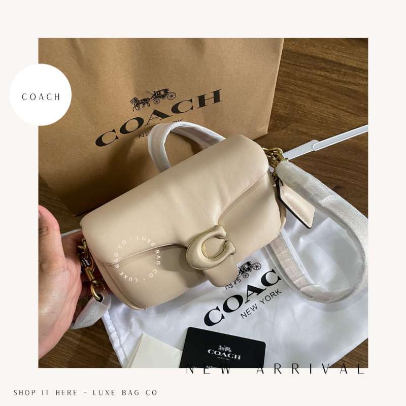 Jual Coach Tabby Pillow Mini 18 Ivory 100% ORIGINAL di Seller ...