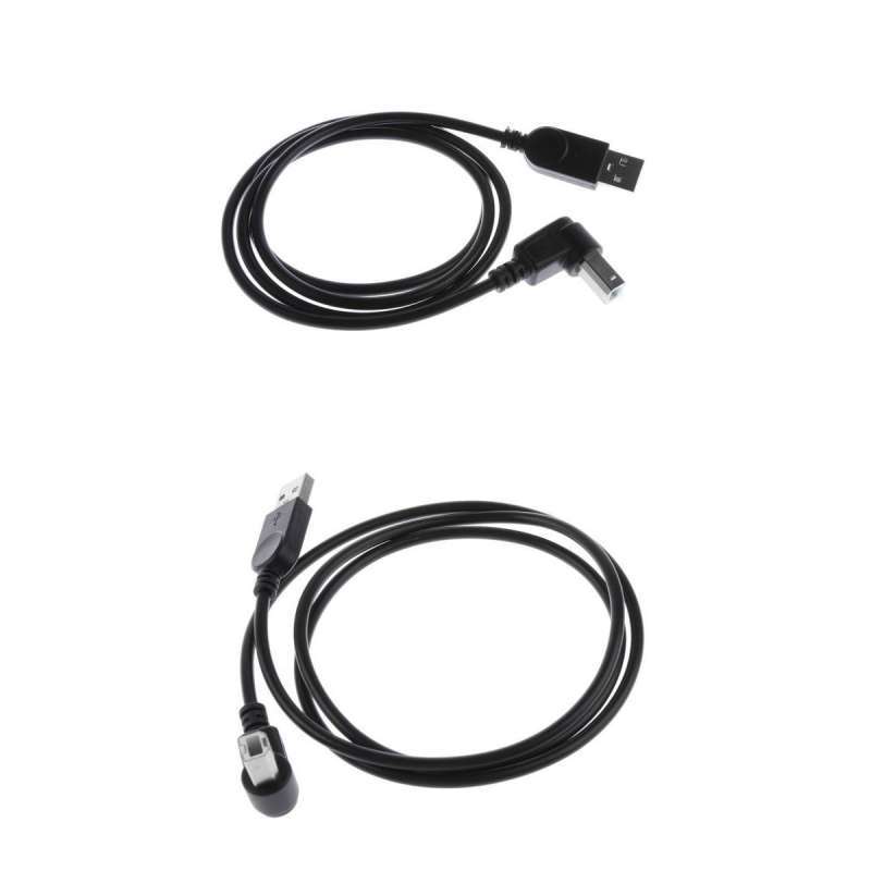 Promo USB2.0 Male to Type B 90Degree Angle Extension Adapter Cable ...