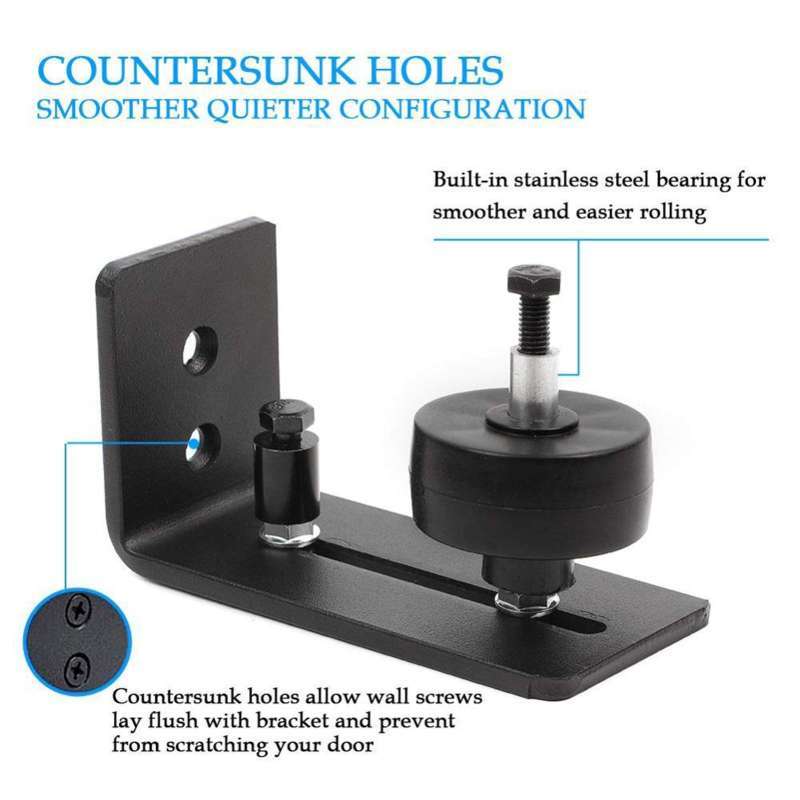 Jual Adjustable Floor Guide Wall Mounted Door Bottom Guide Kit for ...