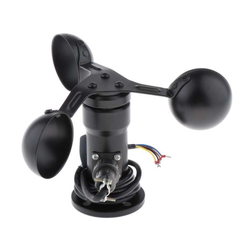 Promo Wind Speed Sensor Three Cup Anemometer Aluminium Alloyed RS485 ...