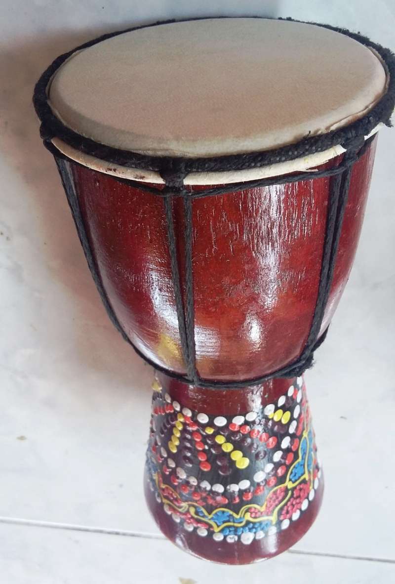 Promo Alat Musik Jimbe 40cm Kendang Djembe Bali Diskon 5% Di Seller ...
