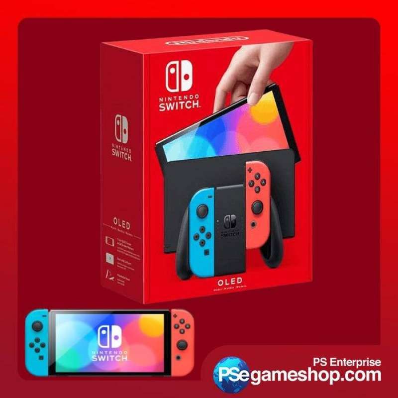 Jual BEST PROMO NINTENDO SWITCH (OLED MODEL) NEON SET di Seller ...