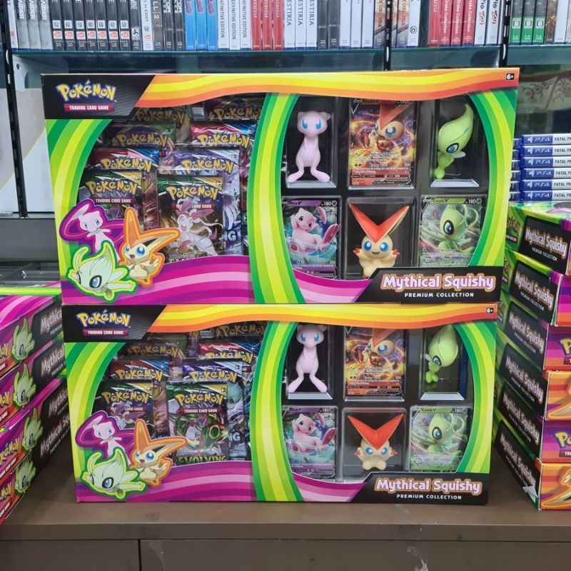 Jual Pokemon Card Mythical Squishy Premium Collection Box Di Seller ...