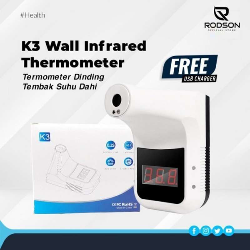 Jual K3 WALL INFRARED THERMOMETER TERMOMETER DINDING TEMBAK SUHU DAHI ...