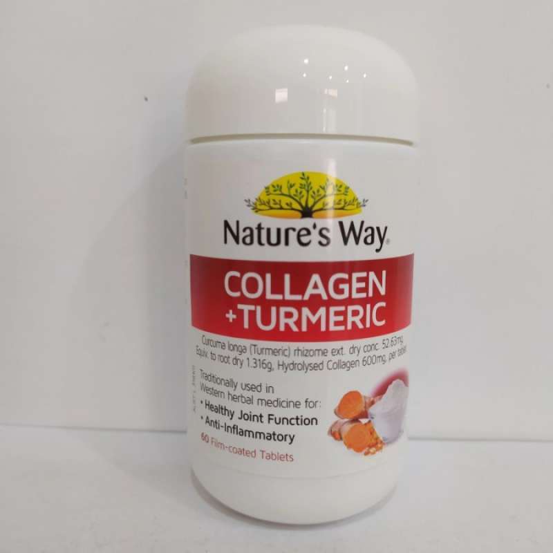 Jual Nature's Way Collagen + Turmeric 60 tablets Ori Australia di ...