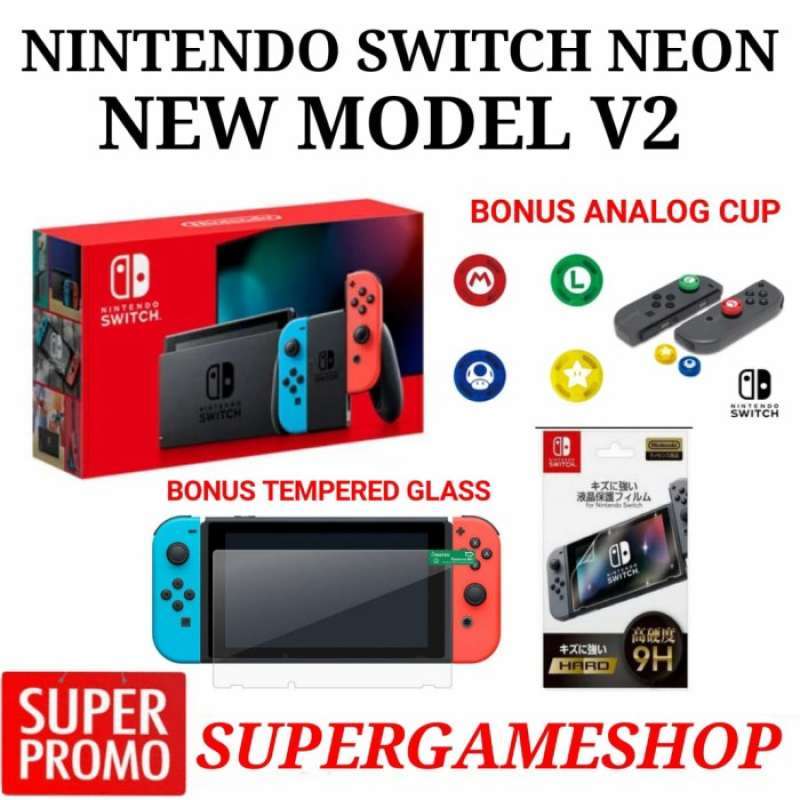 Jual RECOMMEND Nintendo Switch Neon - Nintendo Switch NEON Joy Con di ...