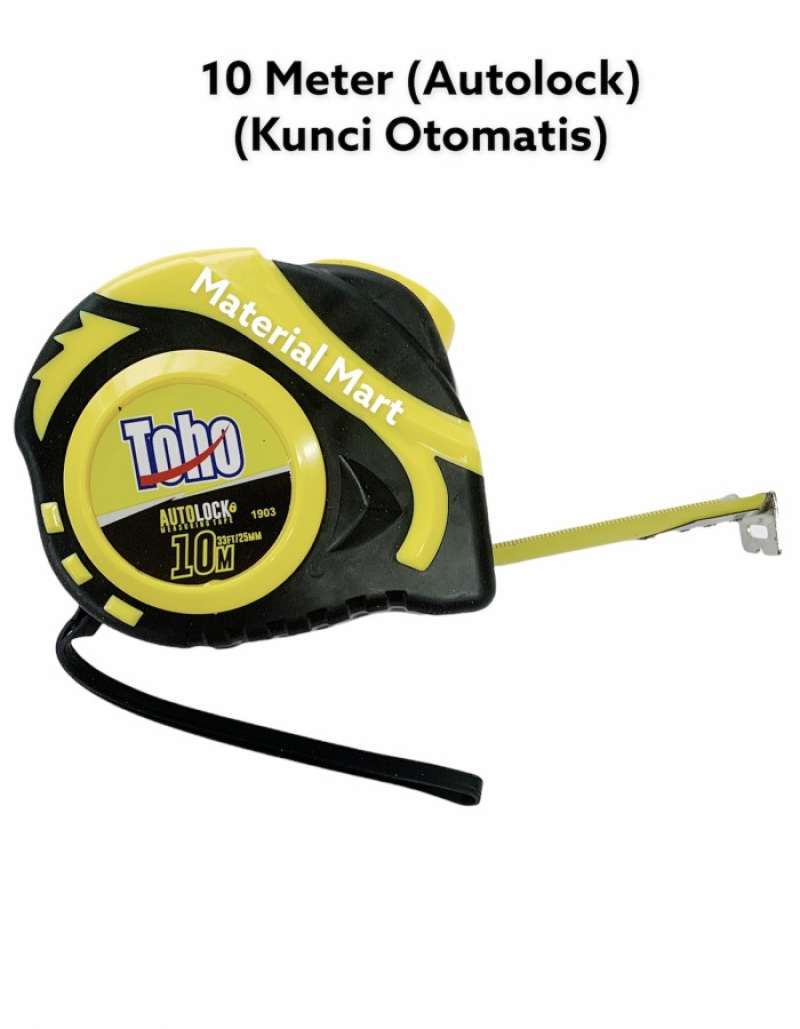 Jual Meteran Toho 10M Autolock Premium | Alat Ukur 10 Meter | Meteran ...